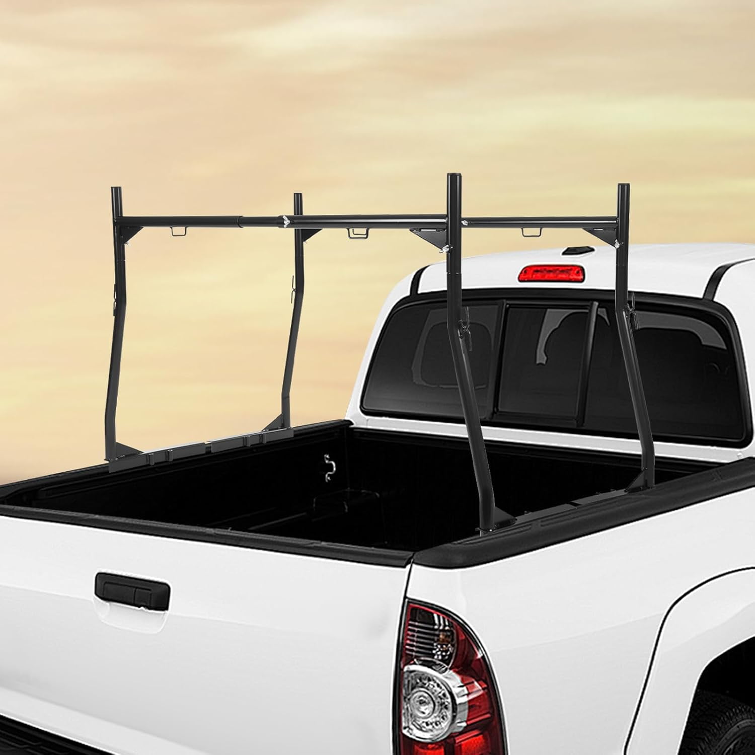 Truck Ladder Rack No Drill 800lbs Capacity 46-71" Adjustable Pick-Up ...