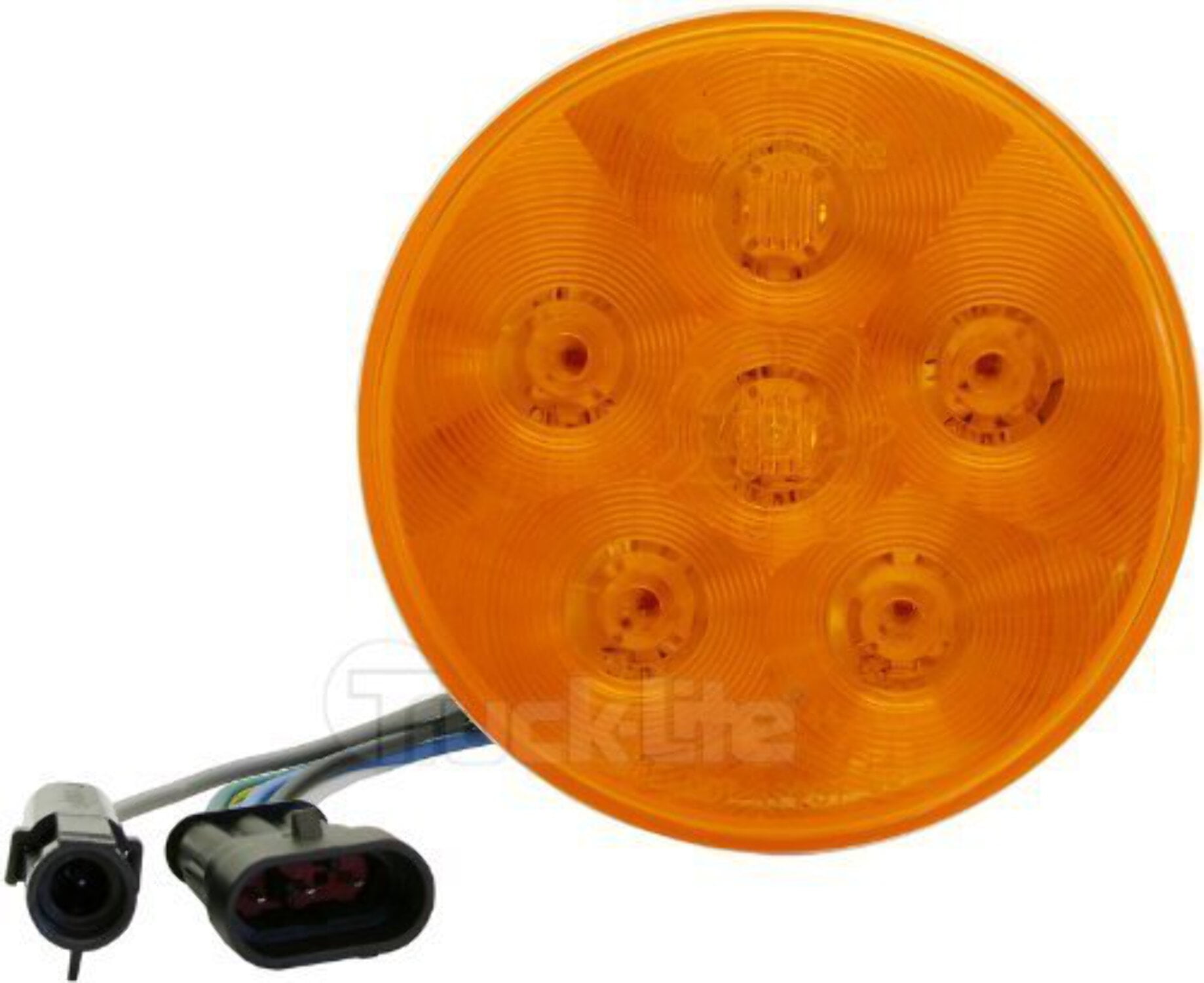 Truck-Lite 44217Y Super 44 Strobe Light Led, 6 Diode, Round Yellow ...