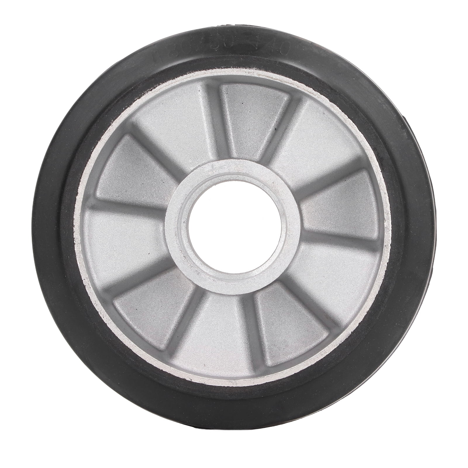 Truck Load Wheel with 6204 Bearing Hole Solid Rubber Replacement Tire ...