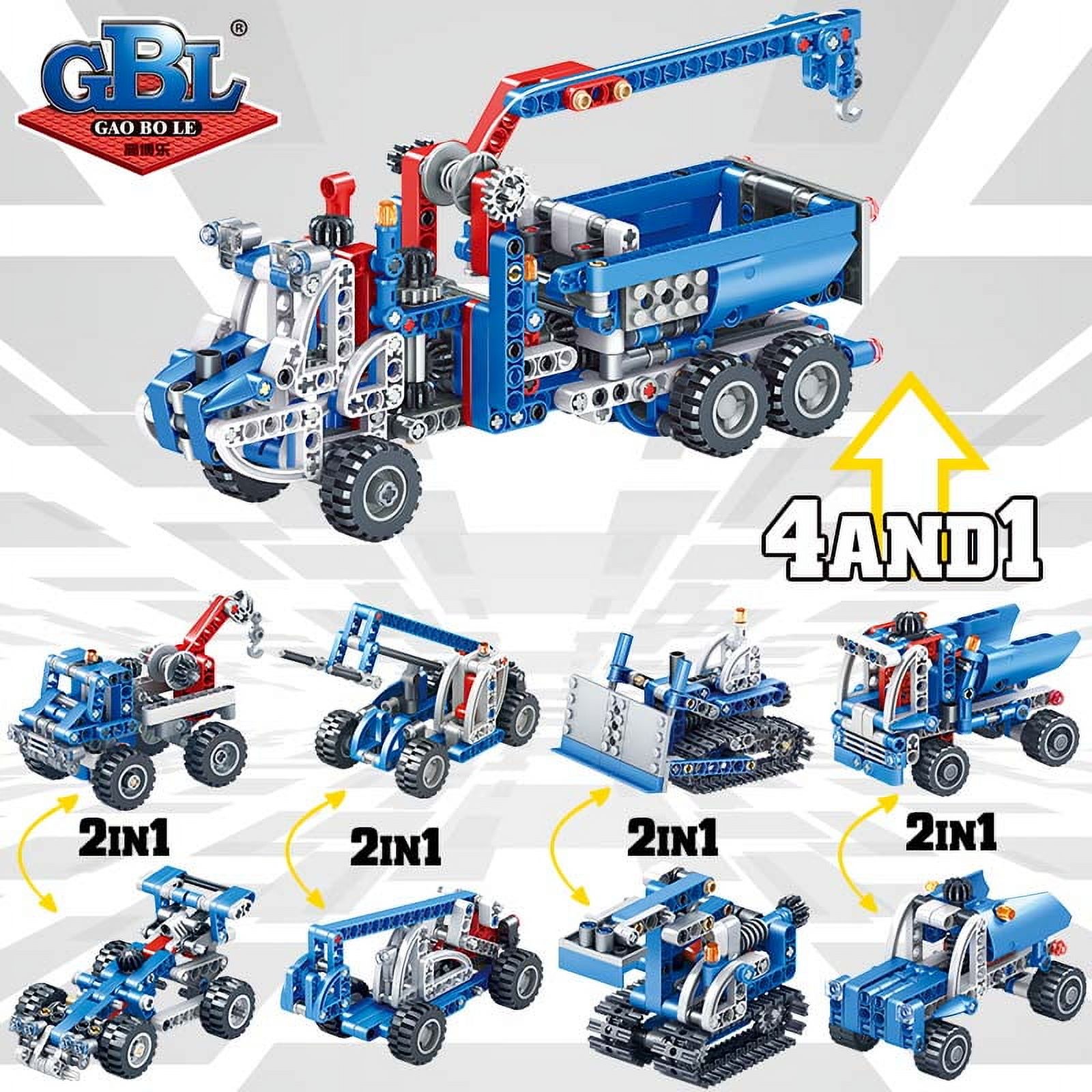 Truck Pickup Van Sets Model Building Blocks SUV Heavy Cargo Transport ...