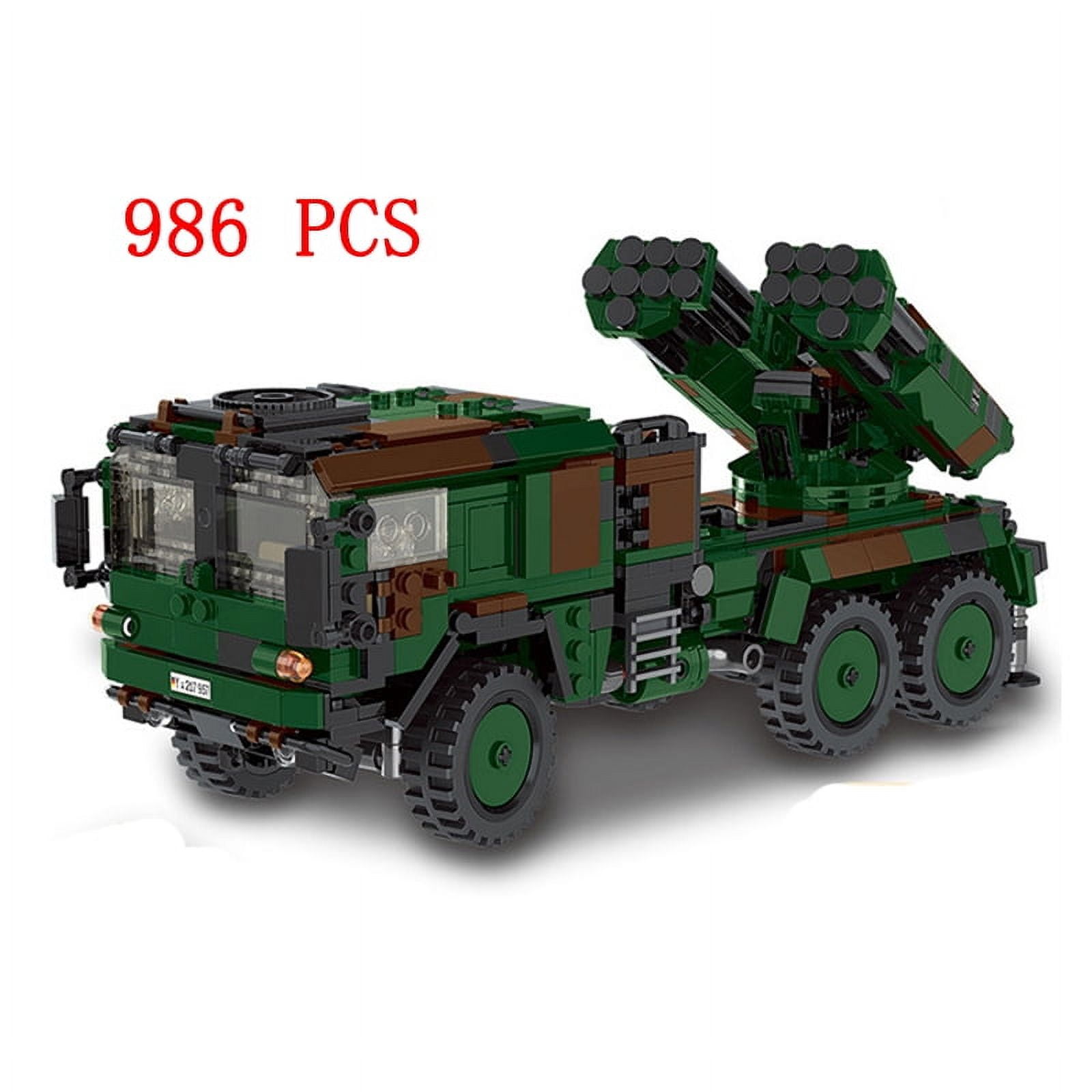 Truck Pickup Van Sets Model Building Blocks SUV Heavy Cargo Transport ...
