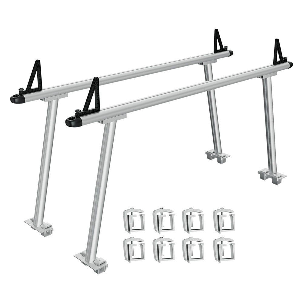 Truck Rack, with C-Clamps, Non-Drilling Aluminum 800 lbs Capacity Truck ...