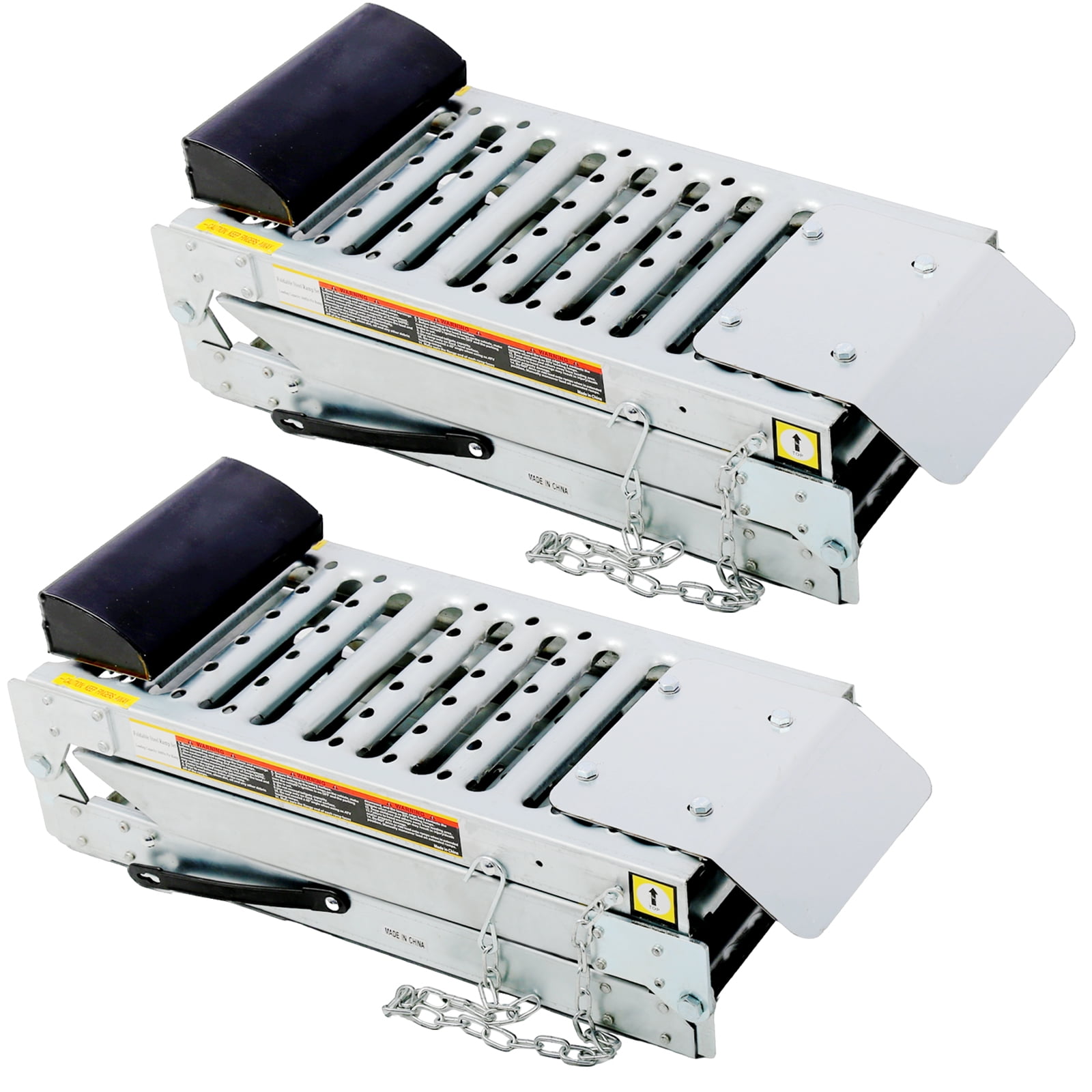 Truck Ramps, 2 Pcs Foldable Loading Ramps 1,000 lbs Capacity ...