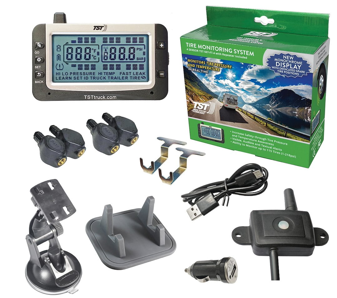 Tst 507 4 Sensor Flow Through Tire Monitoring System With Monochrome ...