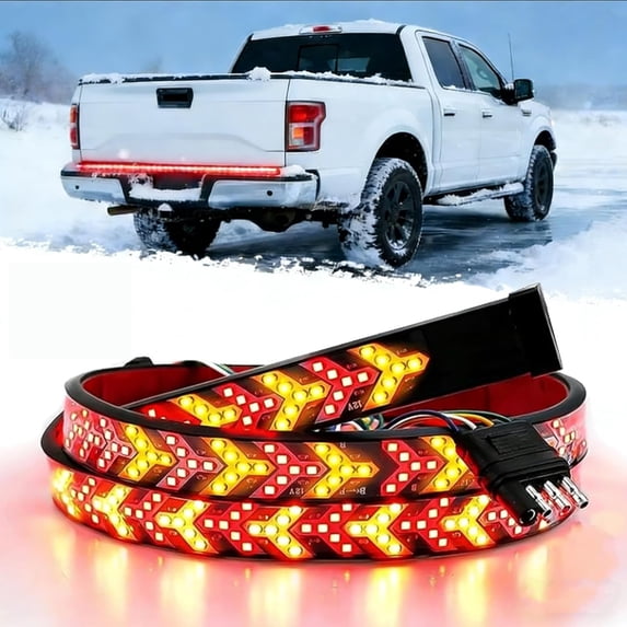 Truck Tailgate Strip Light LED Bar Signal Break Reverse, Arrow Design ...