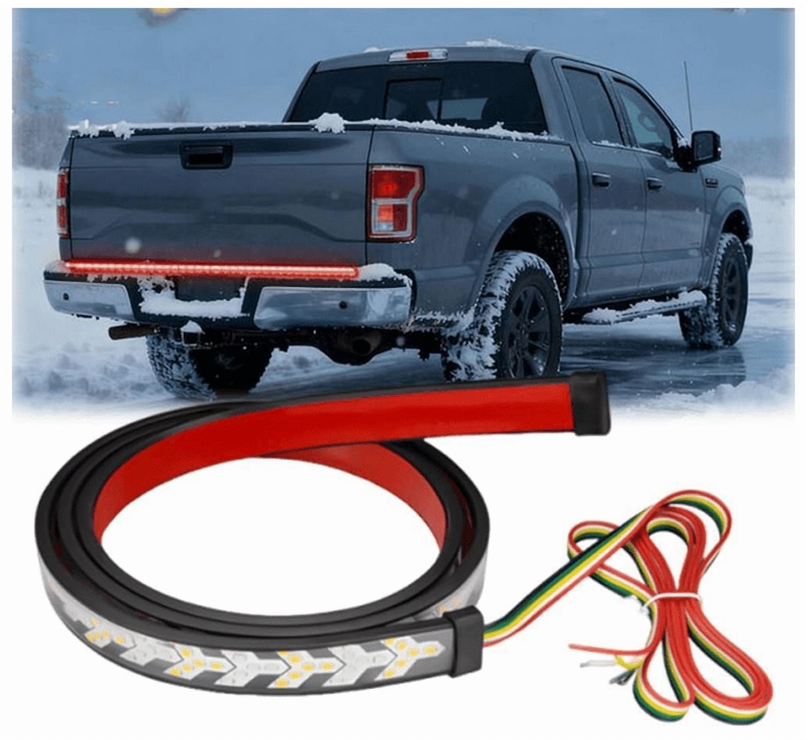 Truck Tailgate Strip Light LED Bar Signal Break Reverse, Arrow Design ...