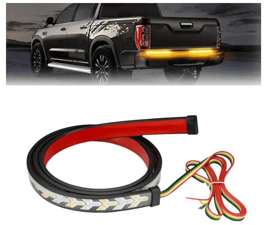 Truck Tailgate Strip Light LED Bar, Signal Break Reverse, LED Tailgate ...