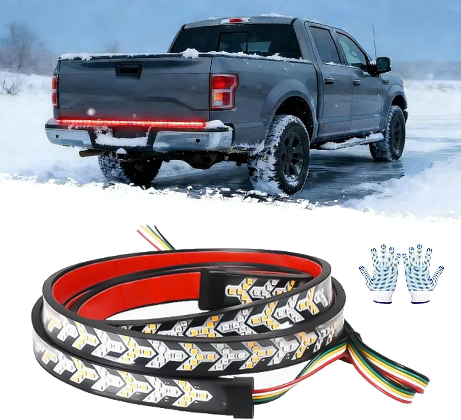 Truck Tailgate Strip Light LED Bar Signal Break Reverse, LED Tailgate ...