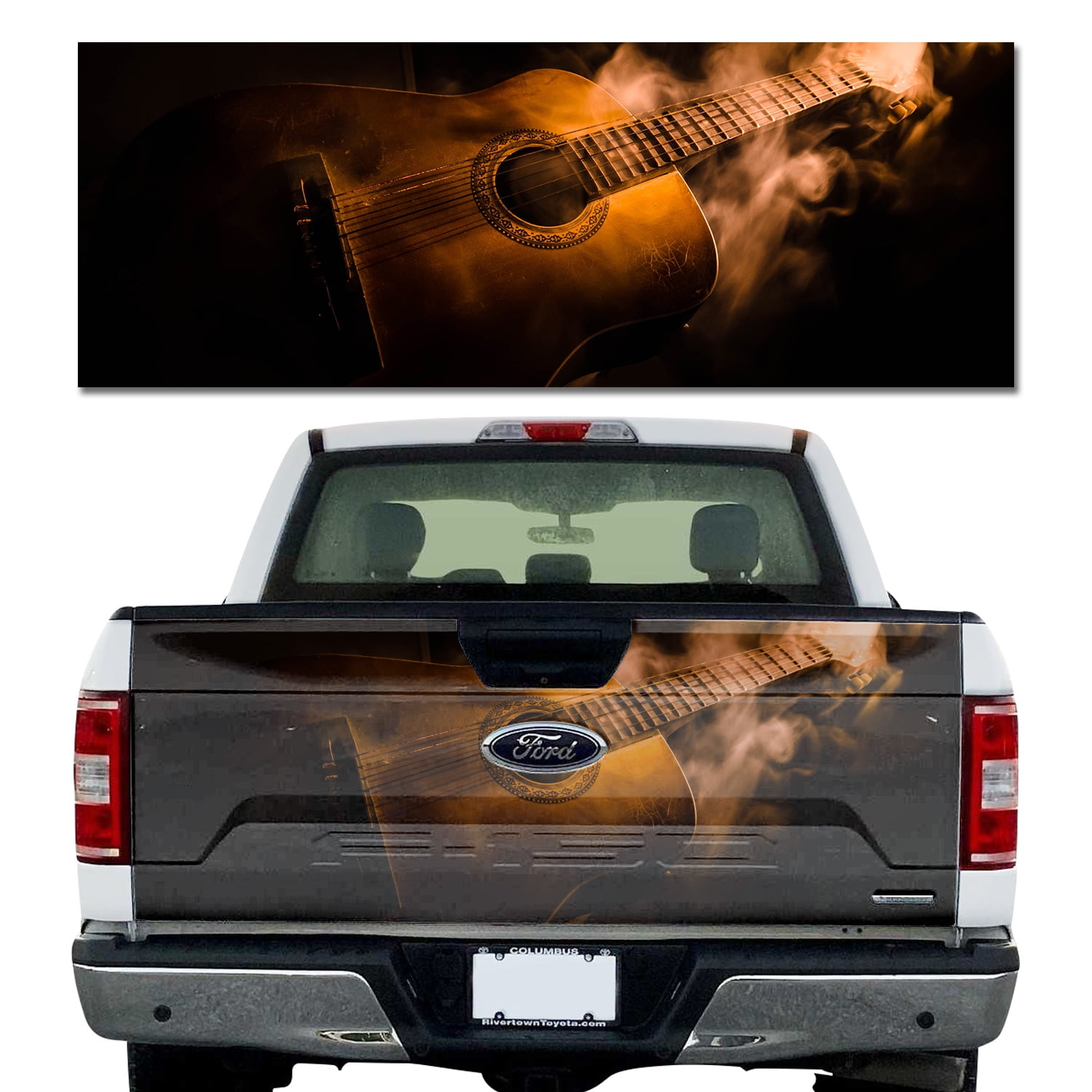 Truck Tailgate Wrap Acoustic HD Decal Graphics MightySkins Professional ...