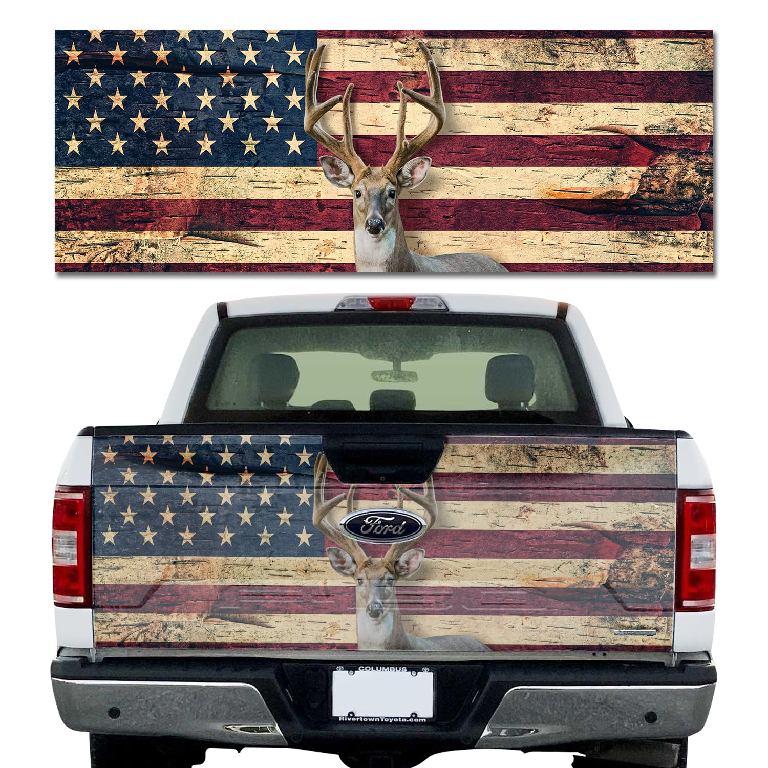 Truck Tailgate Wrap American Pastime HD Decal Graphics MightySkins ...