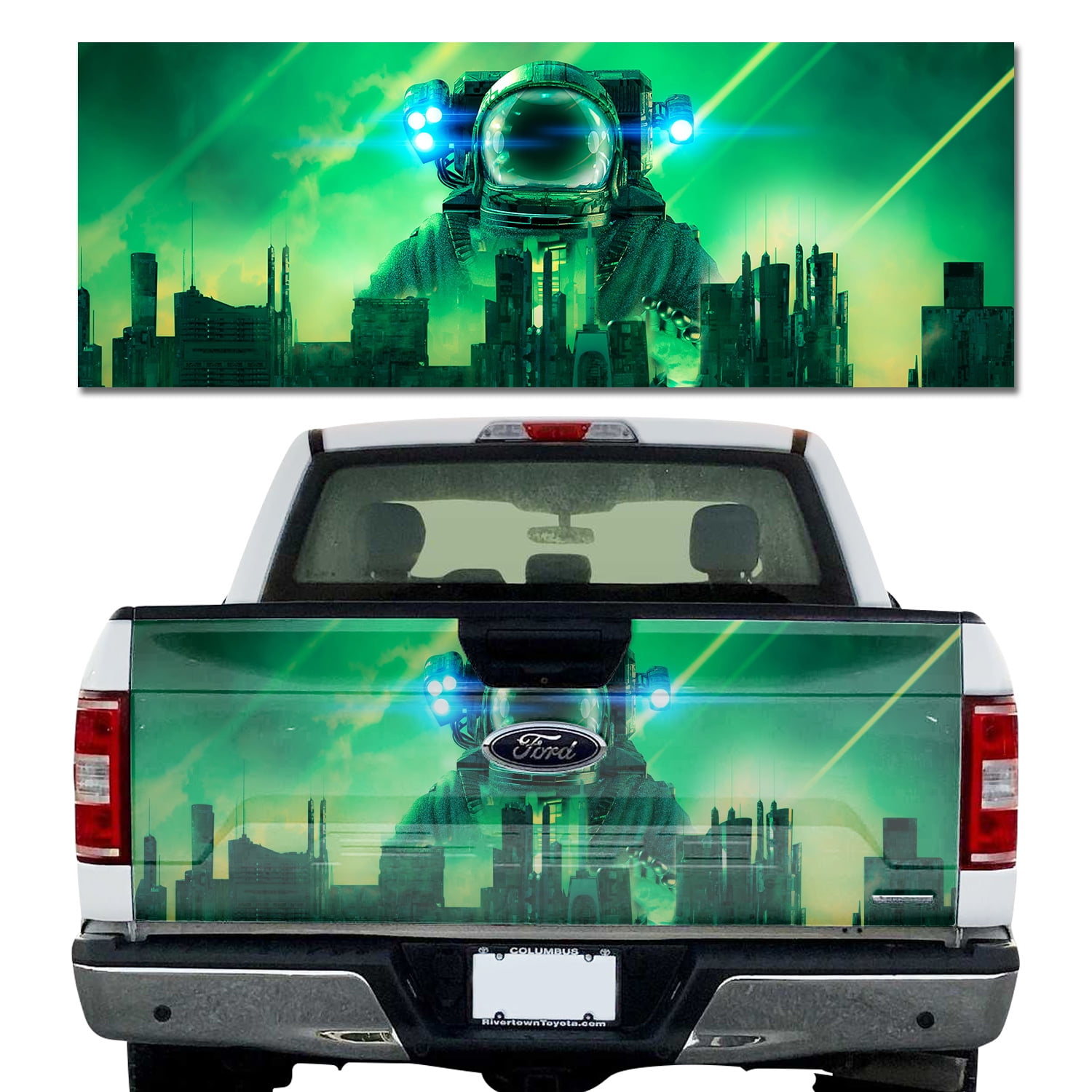 Truck Tailgate Wrap Astro Lord HD Decal Graphics MightySkins ...