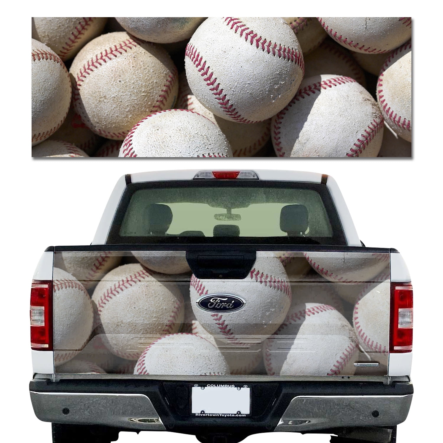 Truck Tailgate Wrap Baseball Bullpen HD Decal Graphics MightySkins ...