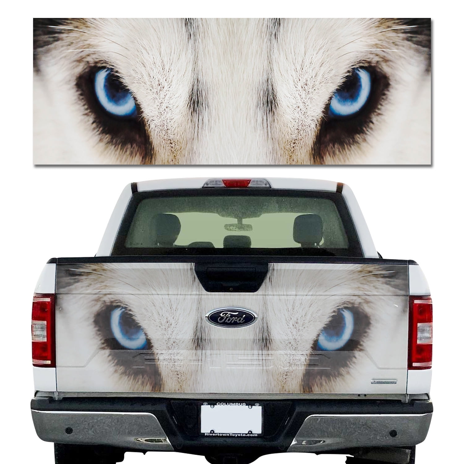Truck Tailgate Wrap Husky HD Decal Graphics MightySkins Professional ...