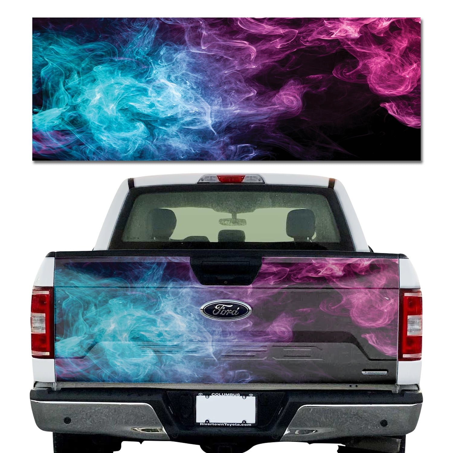 Truck Tailgate Wrap Mystic Smoke HD Decal Graphics MightySkins ...