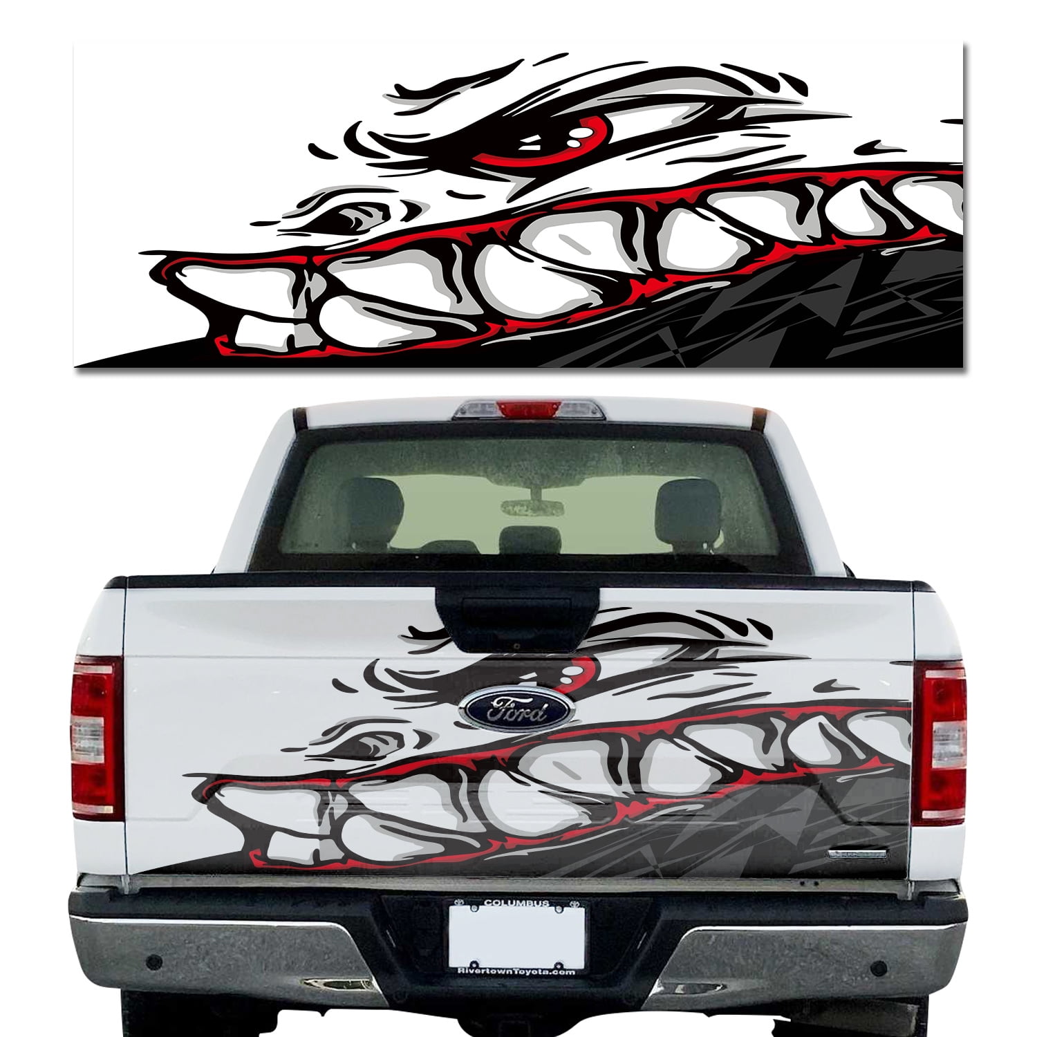 Truck Tailgate Wrap Predator Plane HD Decal Graphics MightySkins ...