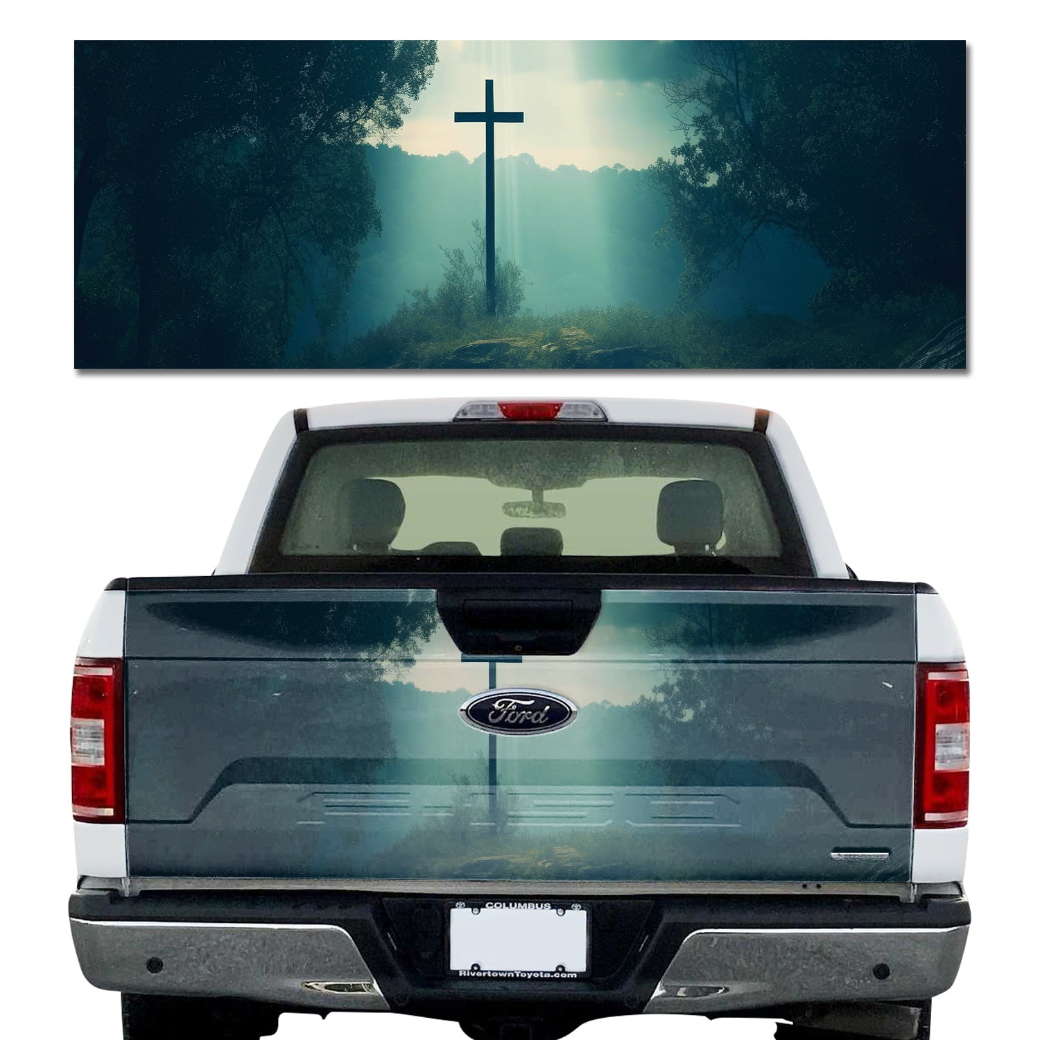 Truck Tailgate Wrap Sacred Ground HD Decal Graphics MightySkins ...