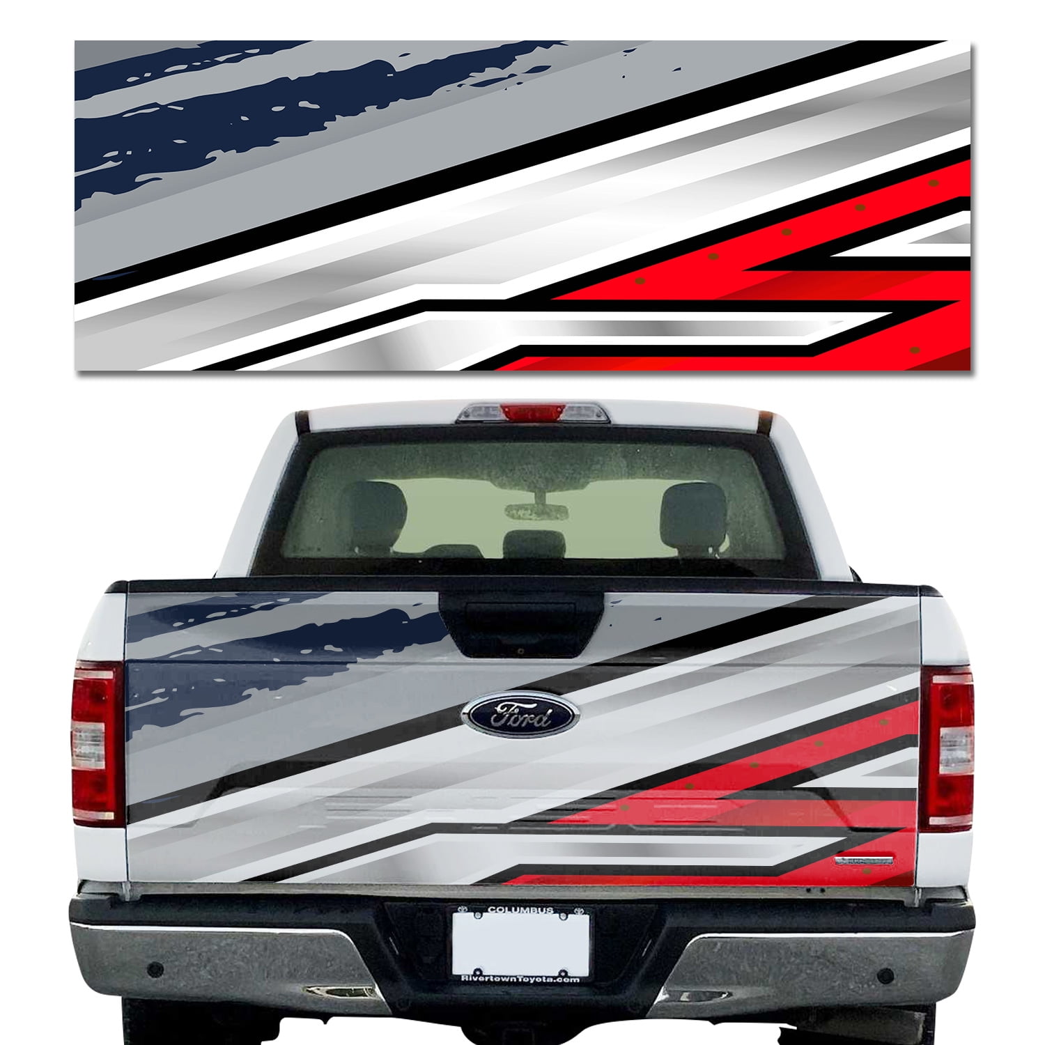 Truck Tailgate Wrap Urban Metallic HD Decal Graphics MightySkins ...