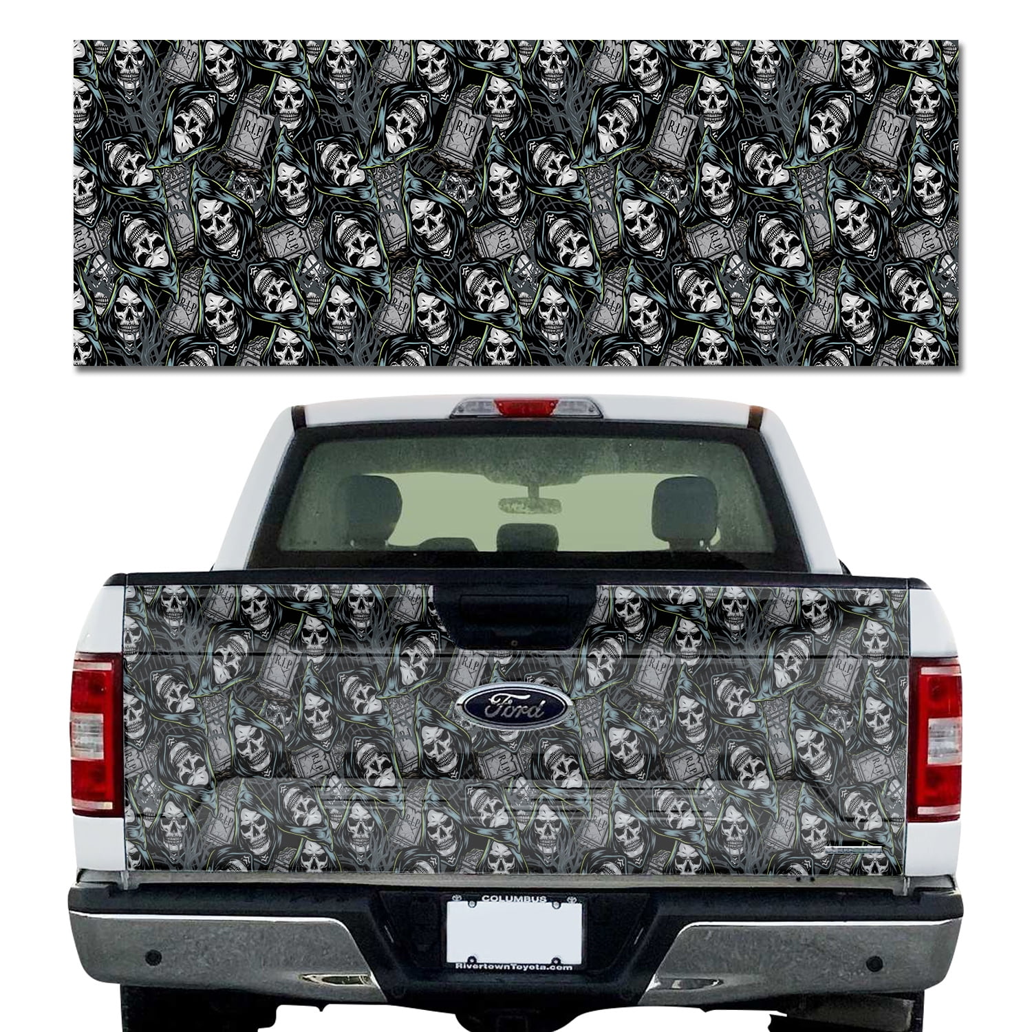 Truck Tailgate Wrap Wall of Death HD Decal Graphics MightySkins ...