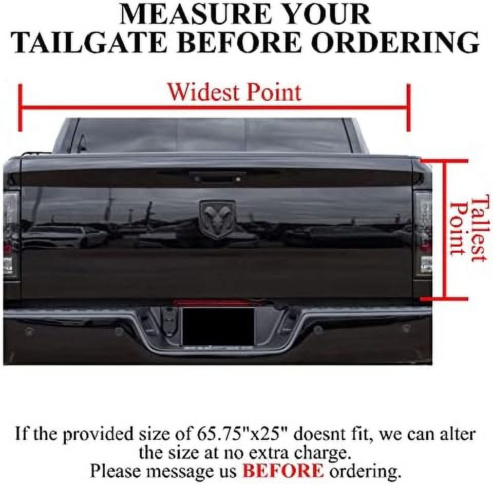 Truck Tailgate Wrap for Pickup Trucks (T75 Deer Hunting) Tailgate Decal ...