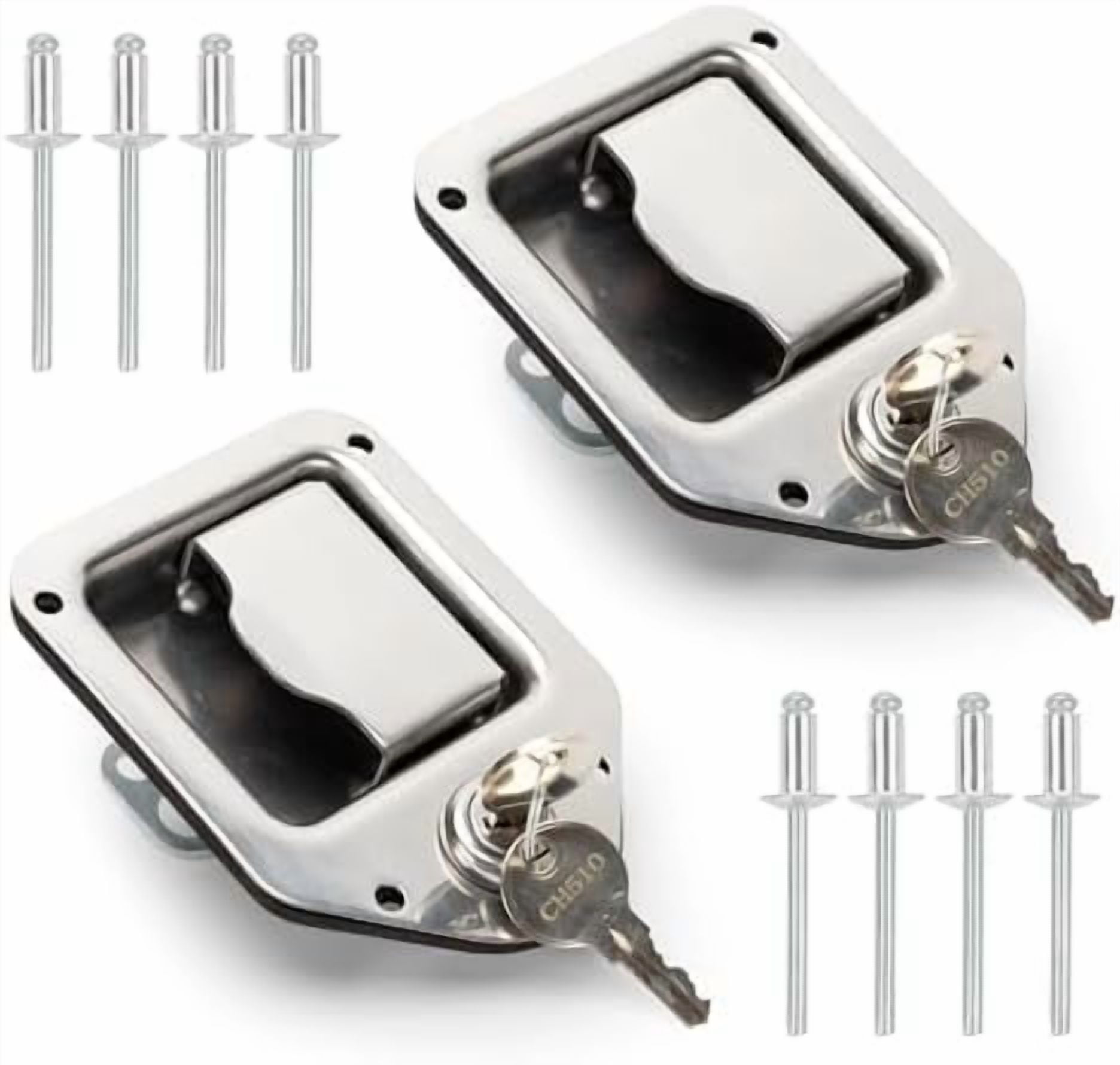 Truck Tool Latch Stainless Steel Toolbox Paddle Replacement Handle with ...