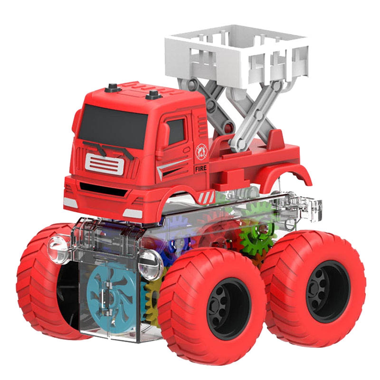 Truck Toys for Boys and Girls - Friction Powered Push and Go Toy Cars ...