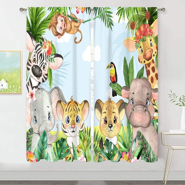 Truck Tract Cartoon Curtain Shading Finished Custom Living Room Dining ...