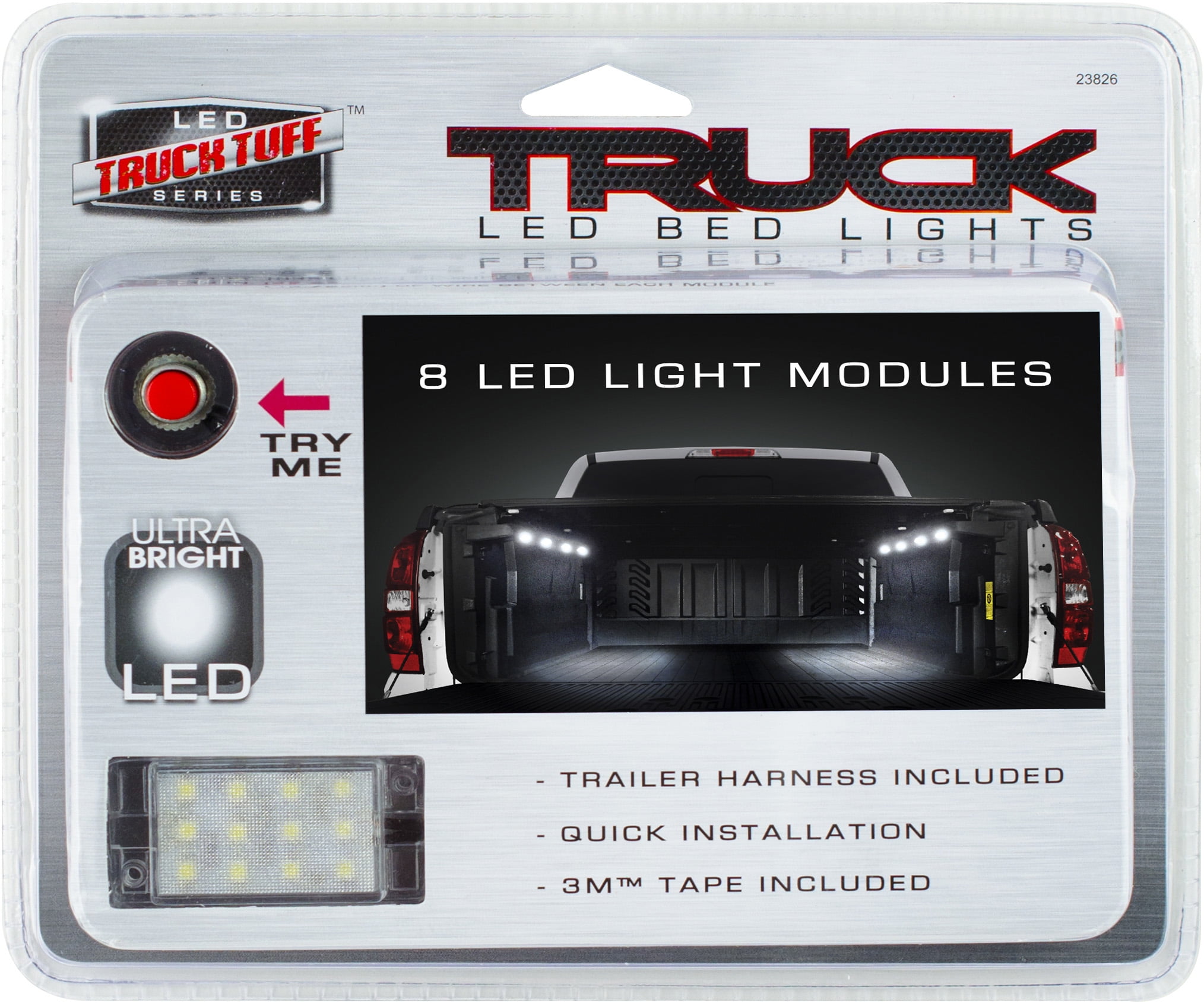 Truck Tuff LED Bed Lights - 8 LED Modules - Walmart.com