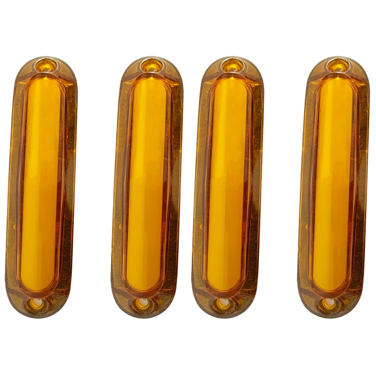 Truck Van 6led Light Guide Side 10-30v Trailer Tail 2pcs ( -162 Yellow ...
