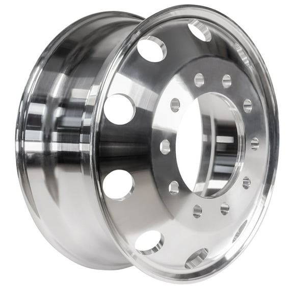 Truck Wheel 24.5x8.25 Stud Piloted Forged Aluminum Rims Both-side ...