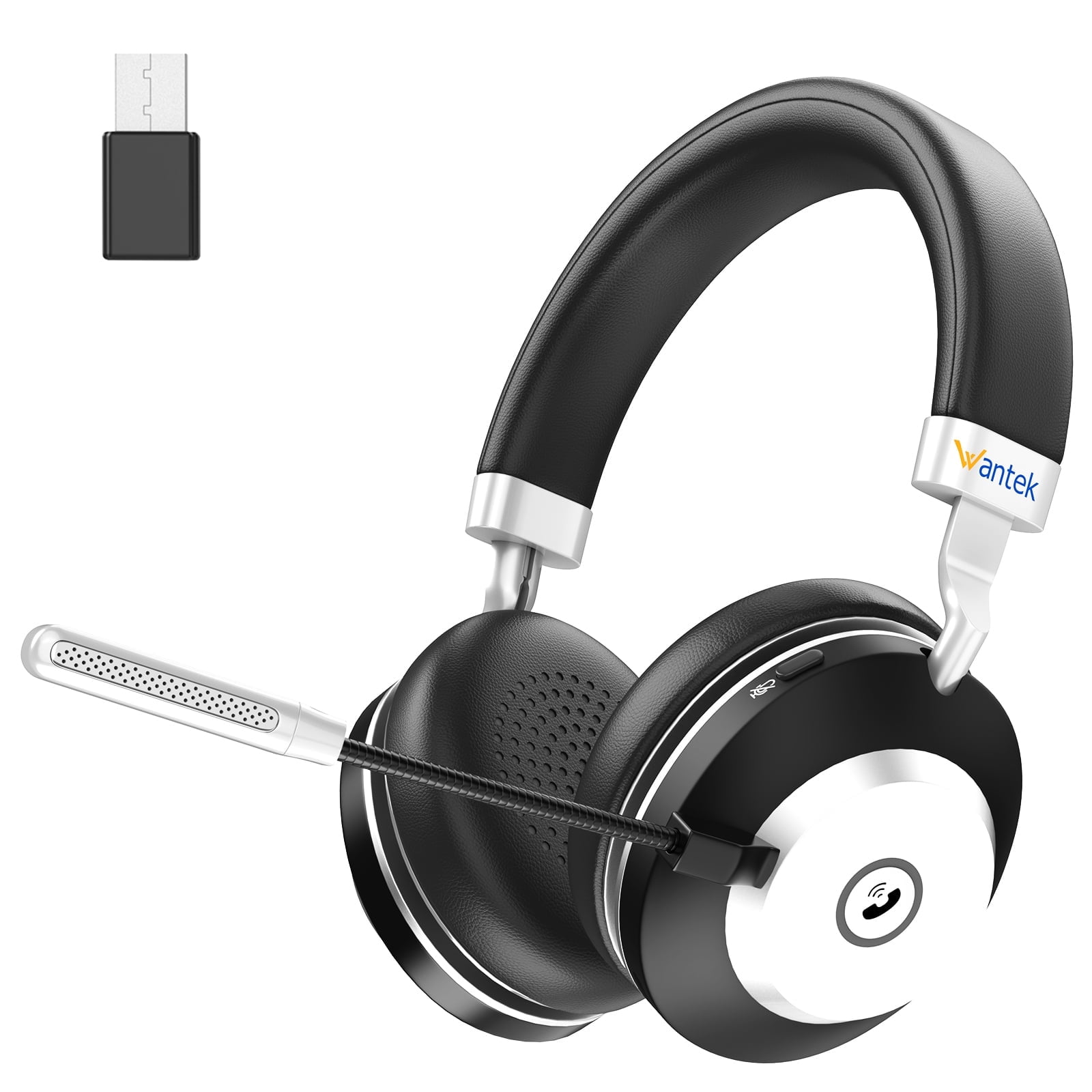 Trucker Bluetooth Headset with Microphone, with AI Noise Cancelling ...
