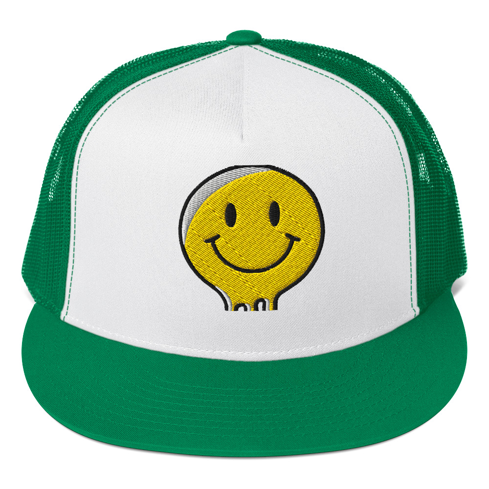 Trucker Cap (Kelly/ White/ Kelly) - Walmart.com