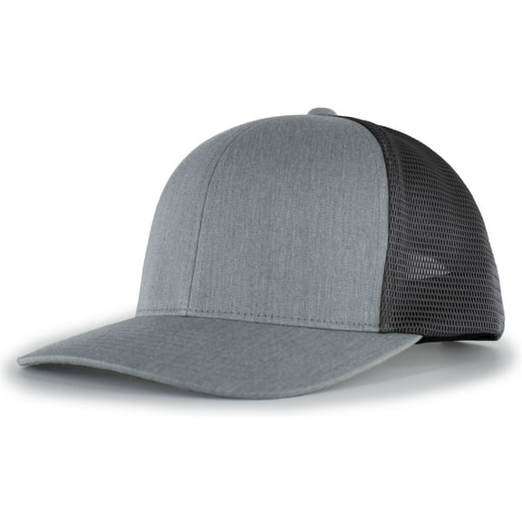 Port Authority Flexfit Melange Mesh Back Trucker Cap C302 - Walmart.com