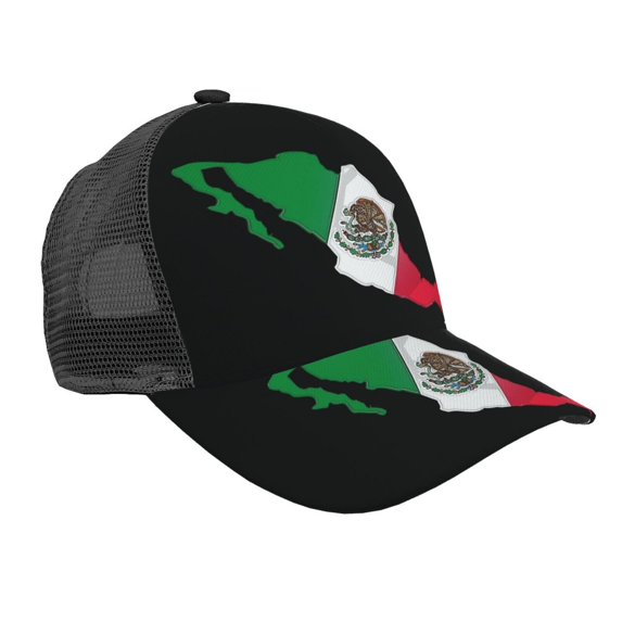 Trucker Hat For Men Women Mexico-Flag-Map Sports Baseball Cap Sun Hat ...