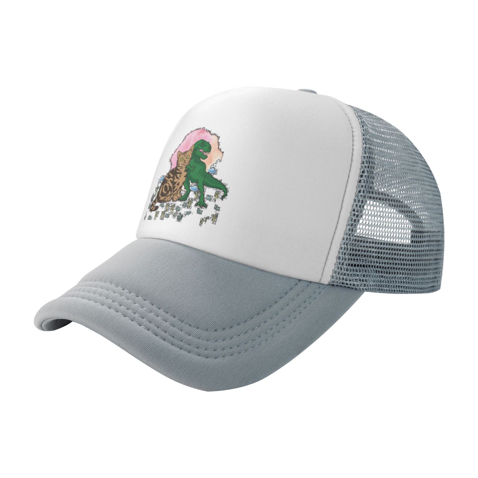 Trucker Hatsew People Cats Cat Ey Dino Dinos - Walmart.com