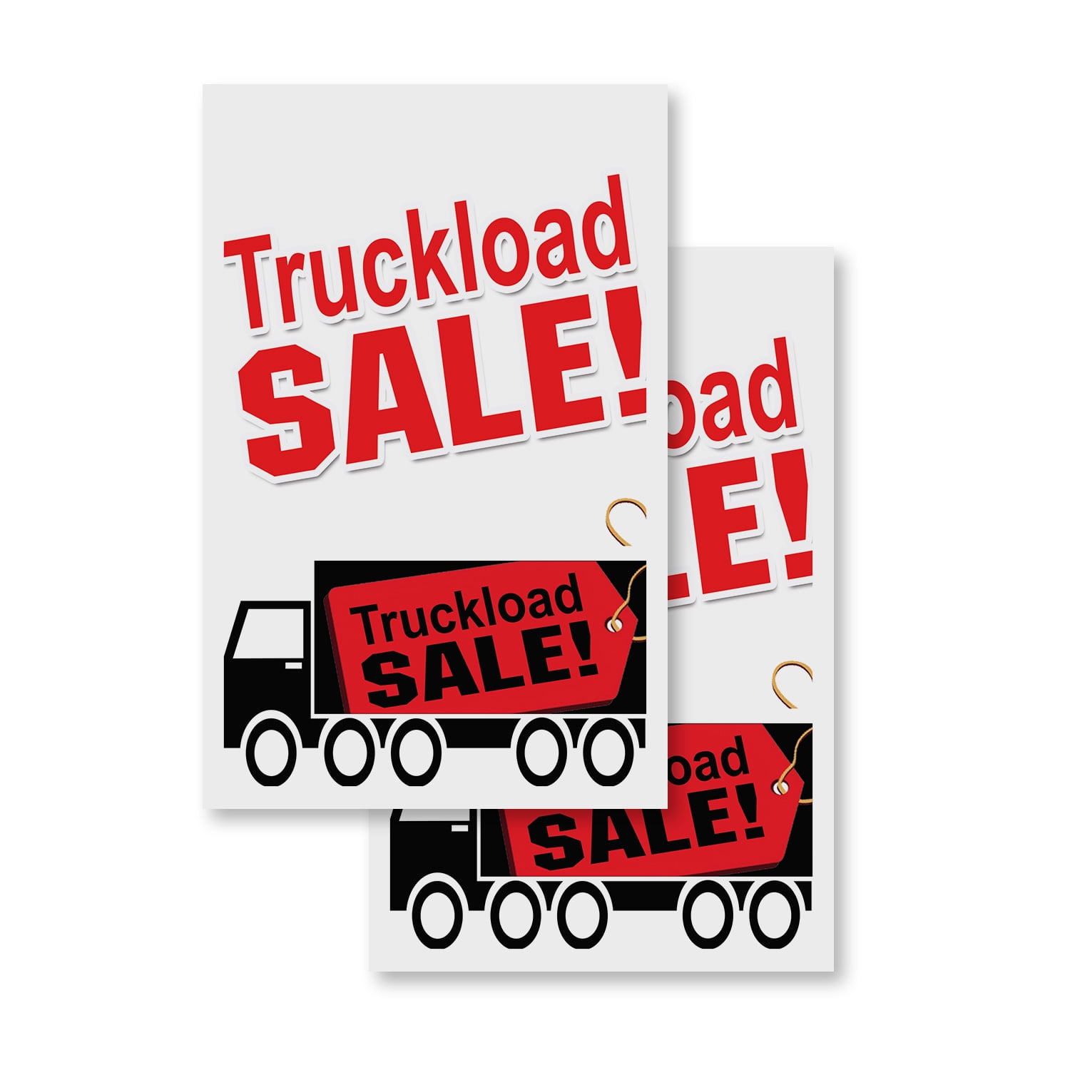 Truckload Sale (2-PACK) 24" x 36" Vinyl Decals | Sign Insert Peel ...