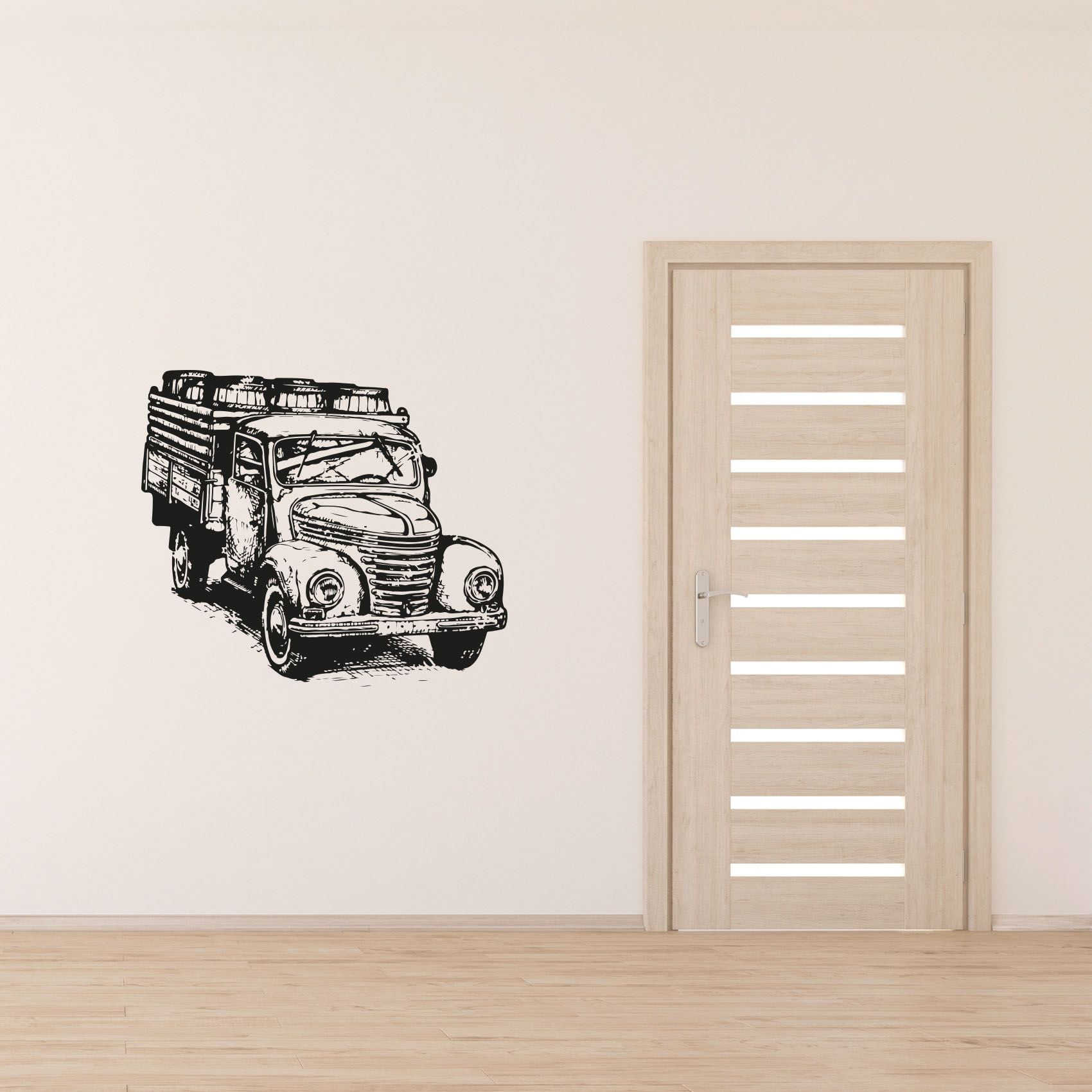 Trucks Stake Truck Monster Truck Toy Cars Vehicle Wall Sticker Art ...