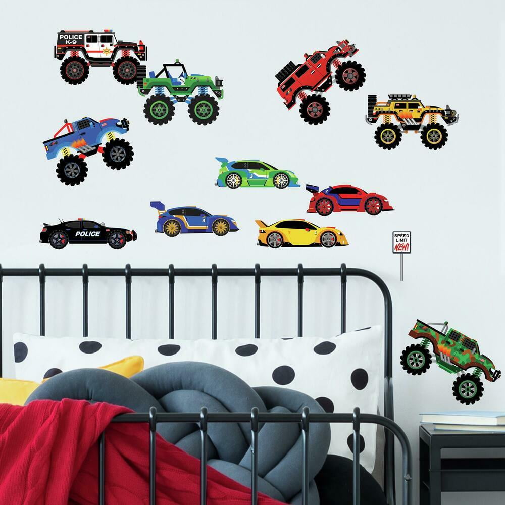 Trucks & Transportation Wall Decals - Walmart.com