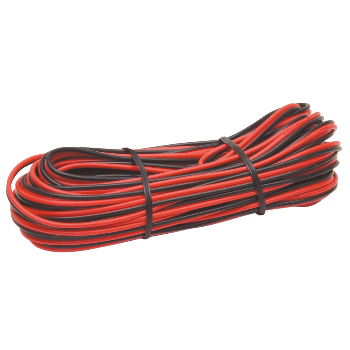 TruckSpec TSCBH-25 Black/Red 25ft 22-Gauge Parallel Wire for CB Radios ...