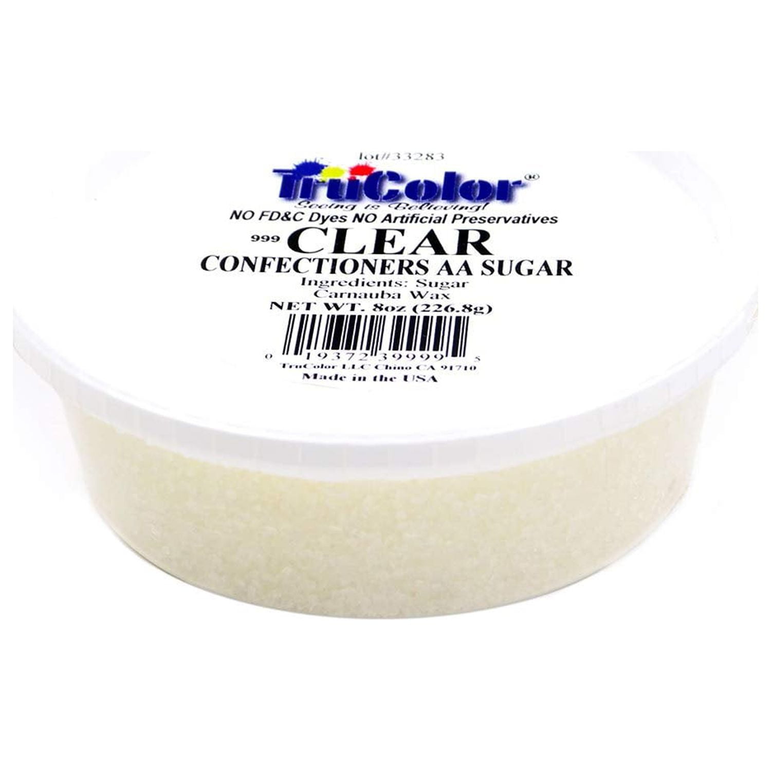Trucolor Natural Color Confectioners AA Sanding Sugar Large Crystals ...