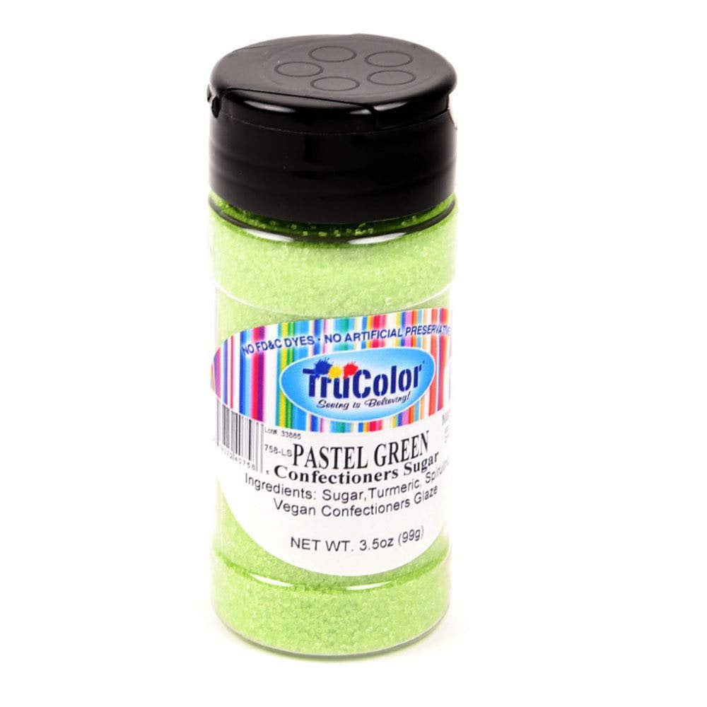 Trucolor Natural Color Confectioners Sanding Sugar Fine Crystals - 3.5 ...