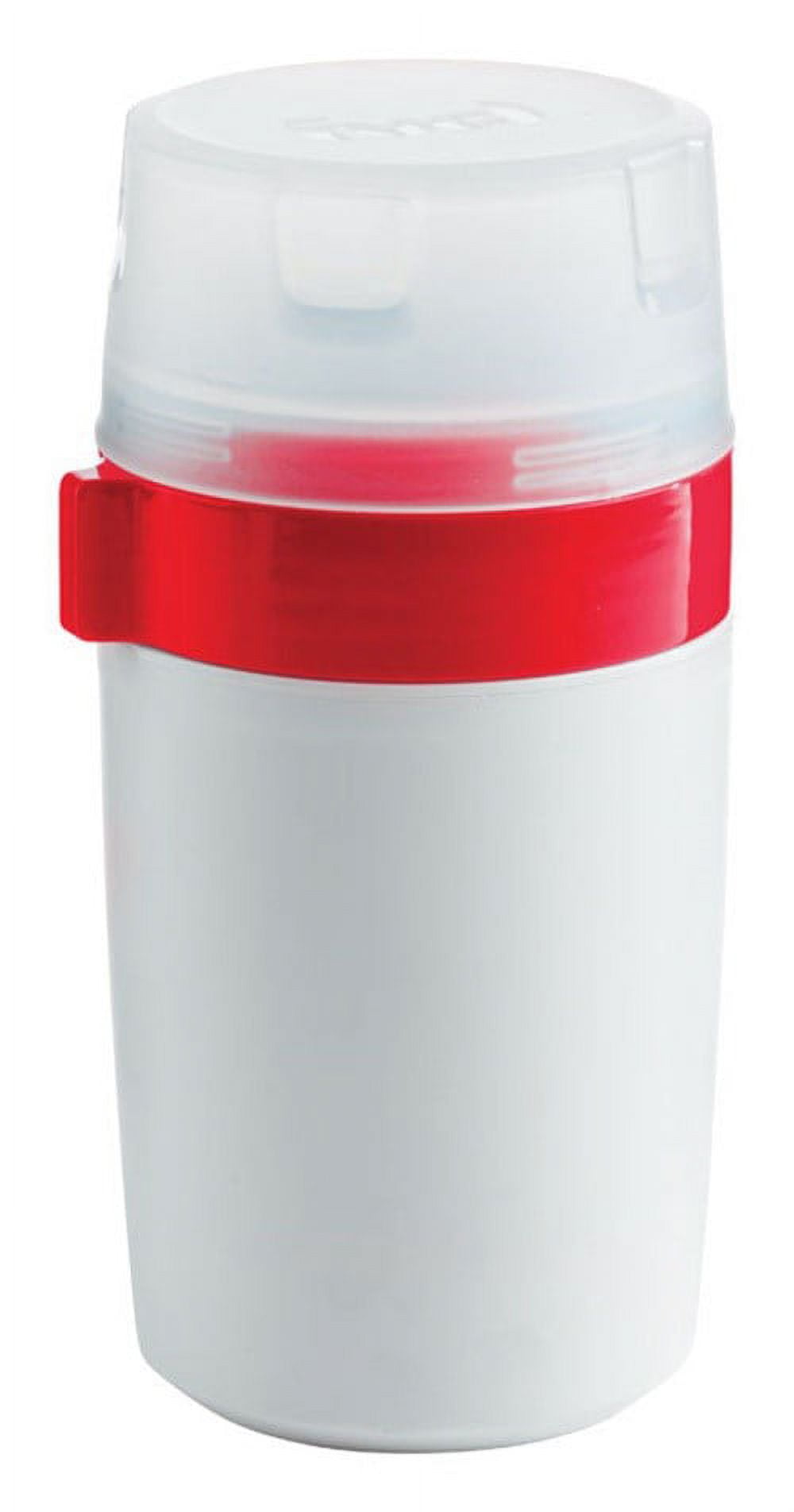 Trudeau Fuel Double Wall Food Container - 12 Ounce - Candy Red ...