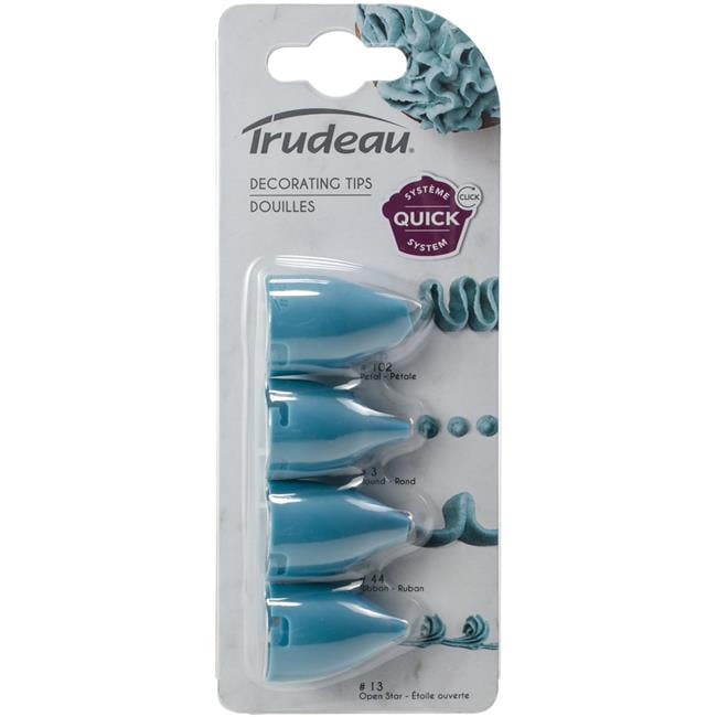 Trudeau Maison 5117613 Plastic Decorating Tips Set - Tropical Ruffles ...