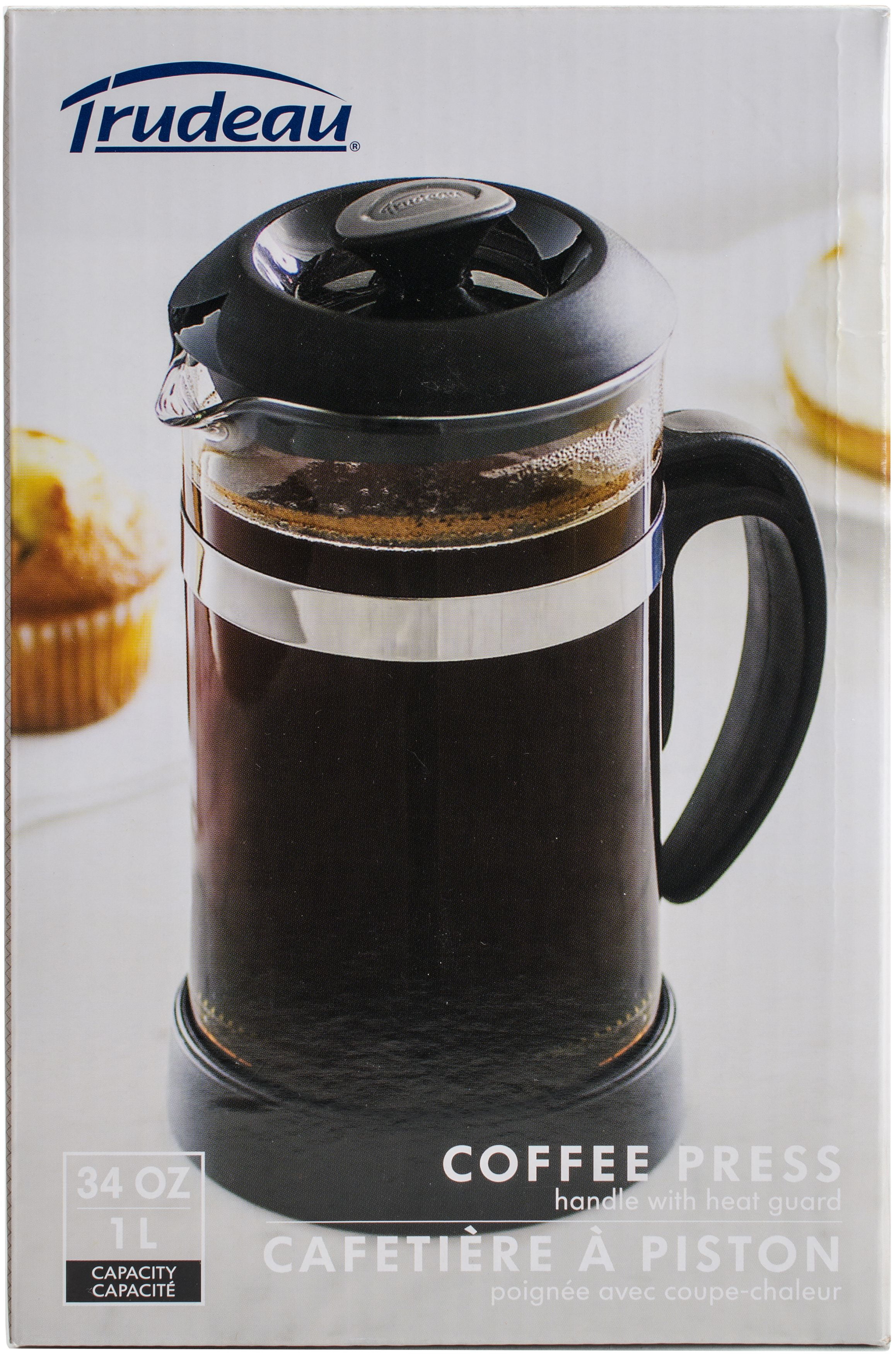 Trudeau Maison Coffee Press 1L-Black - Walmart.com