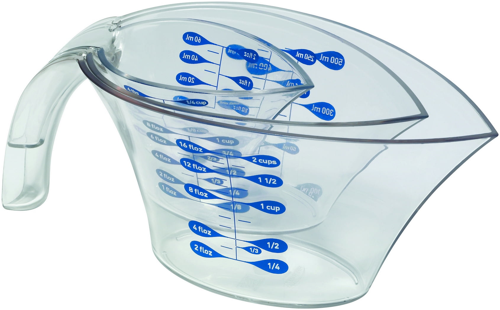 Trudeau Set of 3 Liquid Measuring Cups - Walmart.com