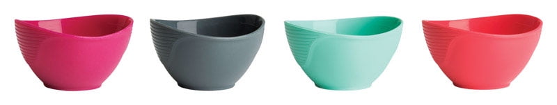 Trudeau Silicone Pinch Bowls Set, 1/2 Cup Capacity, Flexible, Assorted ...
