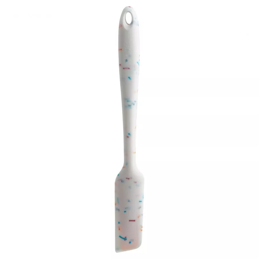 Trudeau White Confetti 11” Silicone Slim Spatula / Jar Scraper ...