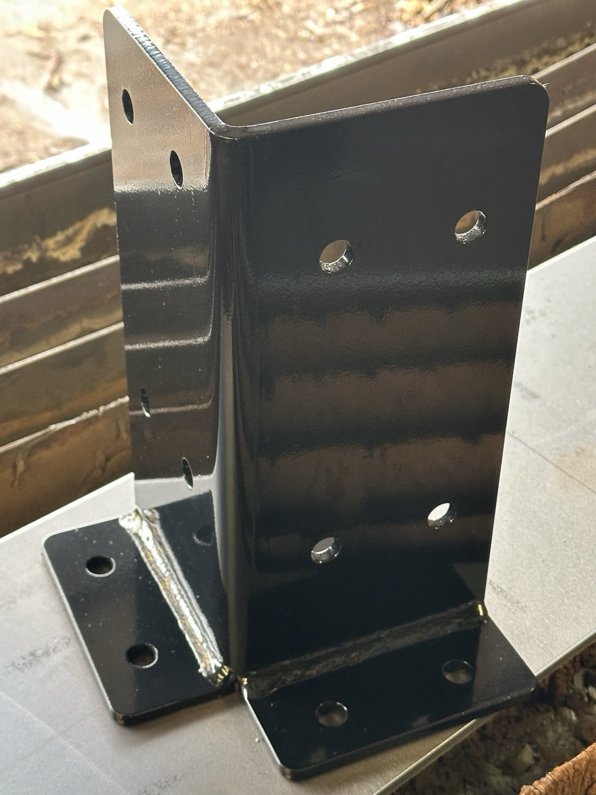 True 4x4 Corner Post Bracket with Bottom (4" x 4" Actual) – HeavyDuty ...