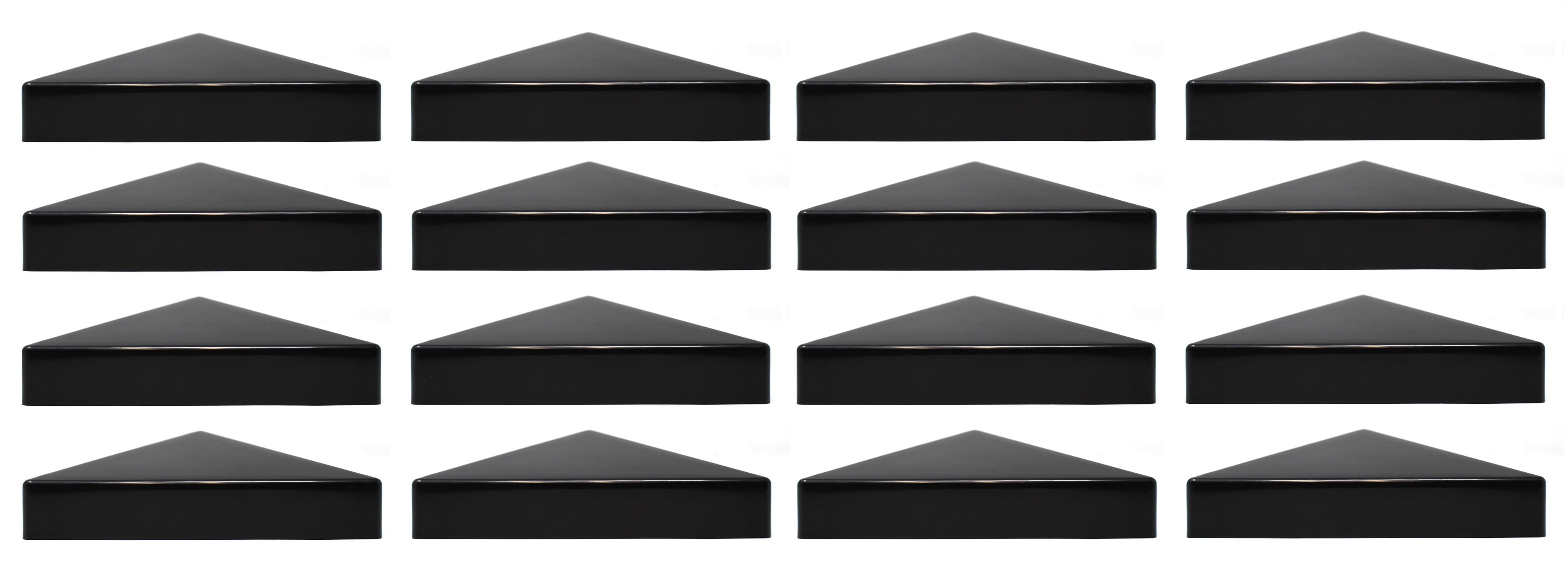 True 6x6 (155mm x 155mm) Plastic Pyramid Vinyl Fence Post Cap for True ...