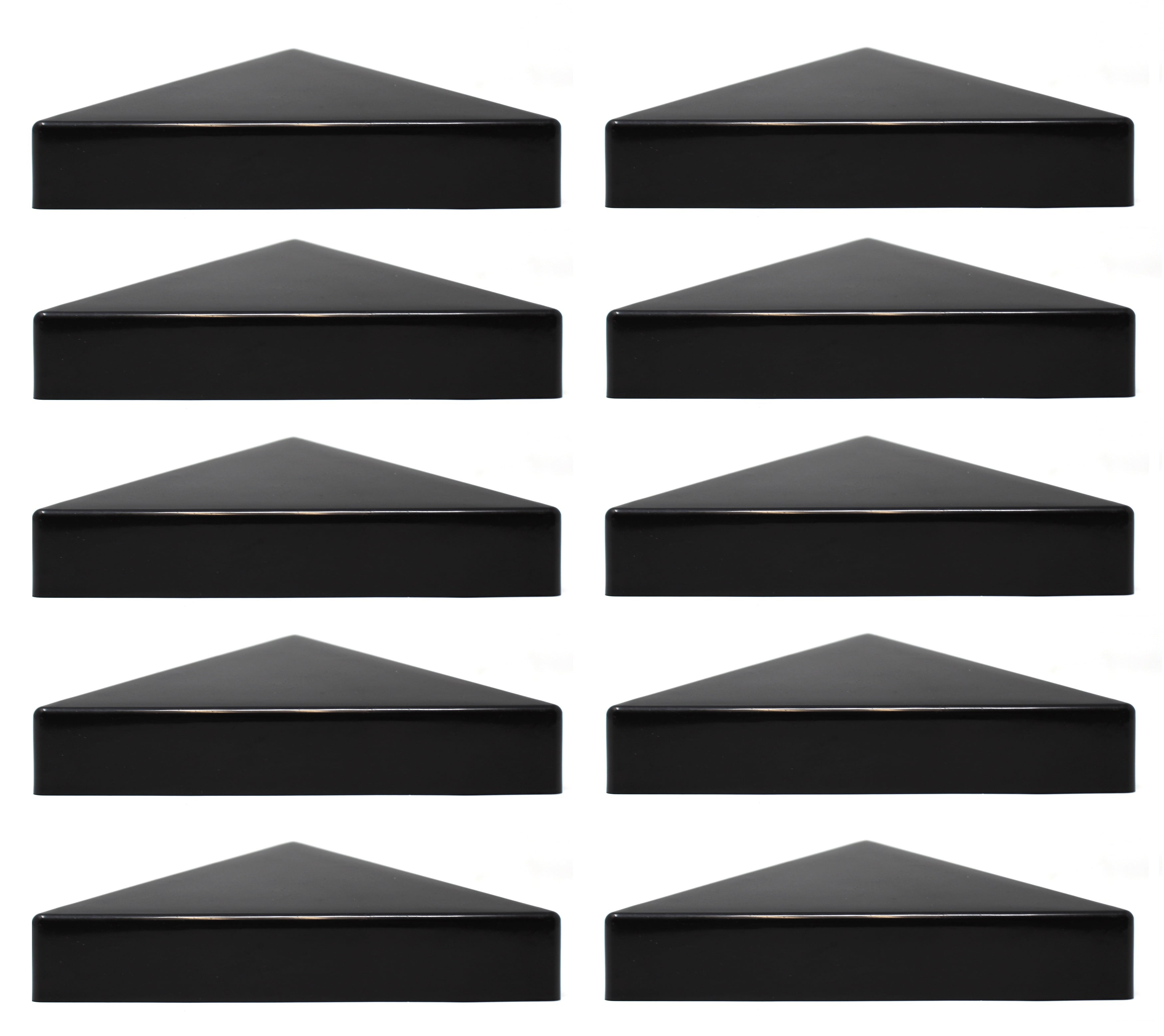 True 6x6 (155mm x 155mm) Plastic Pyramid Vinyl Fence Post Cap for True ...
