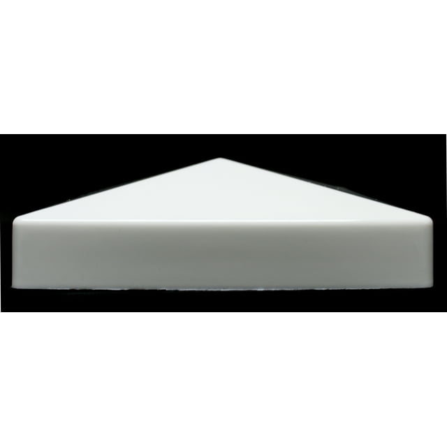 True 6x6 (155mm x 155mm) Plastic Pyramid Vinyl Fence Post Cap for True ...